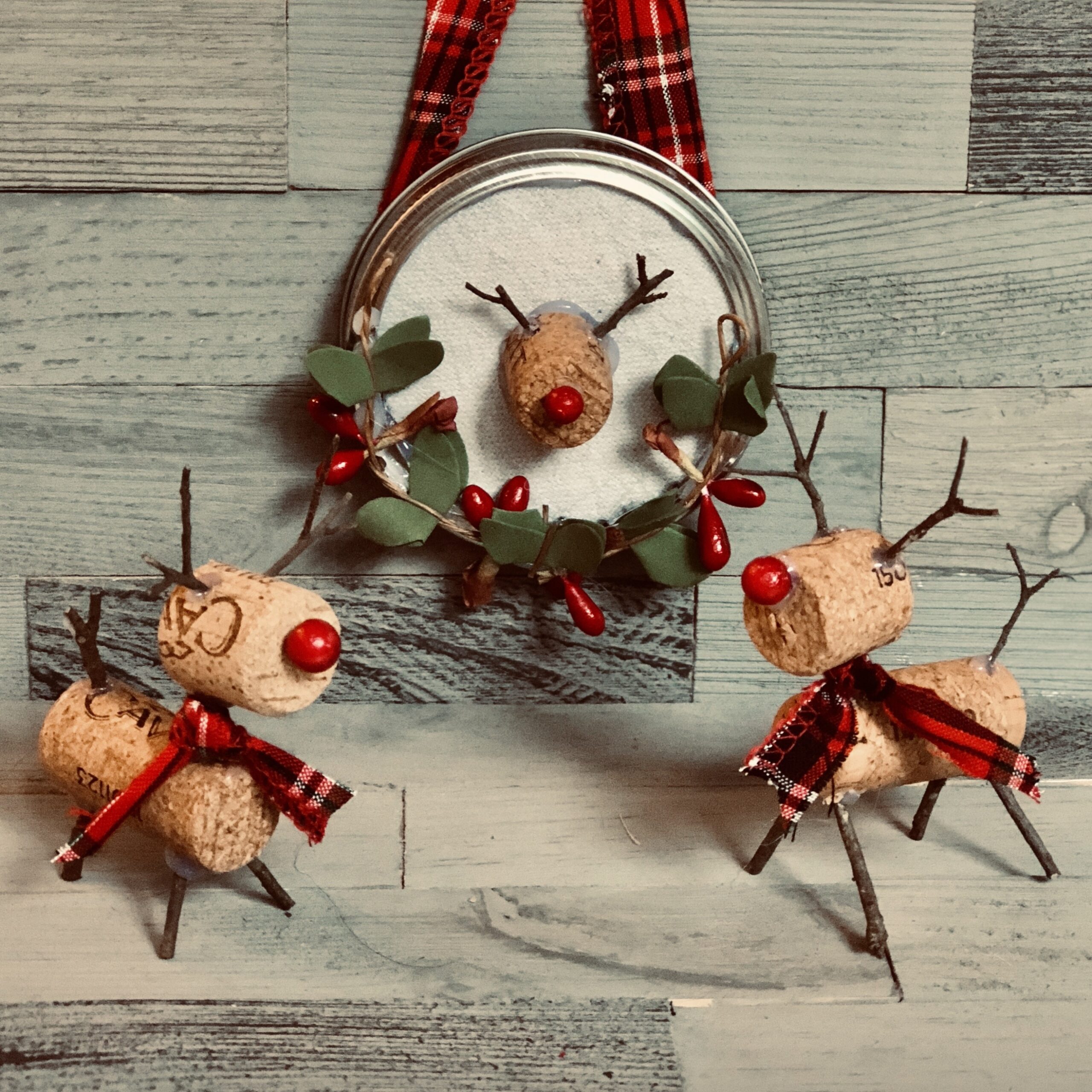 Easy wine cork deer craft Cribbs Style