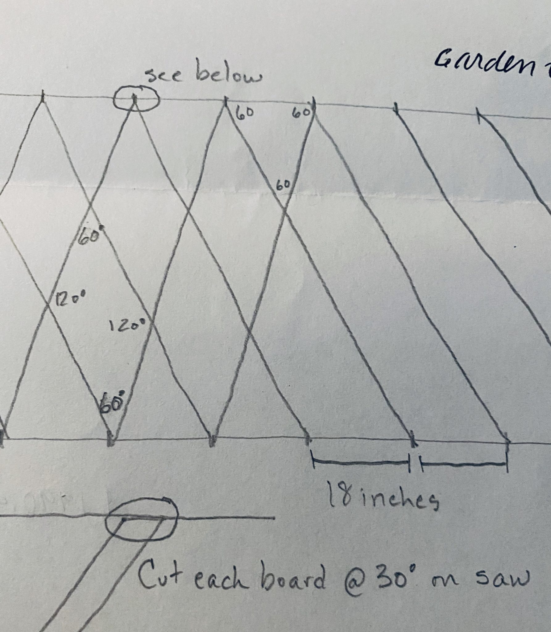 How to make a diamond pattern wood accent trellis wall - Cribbs Style