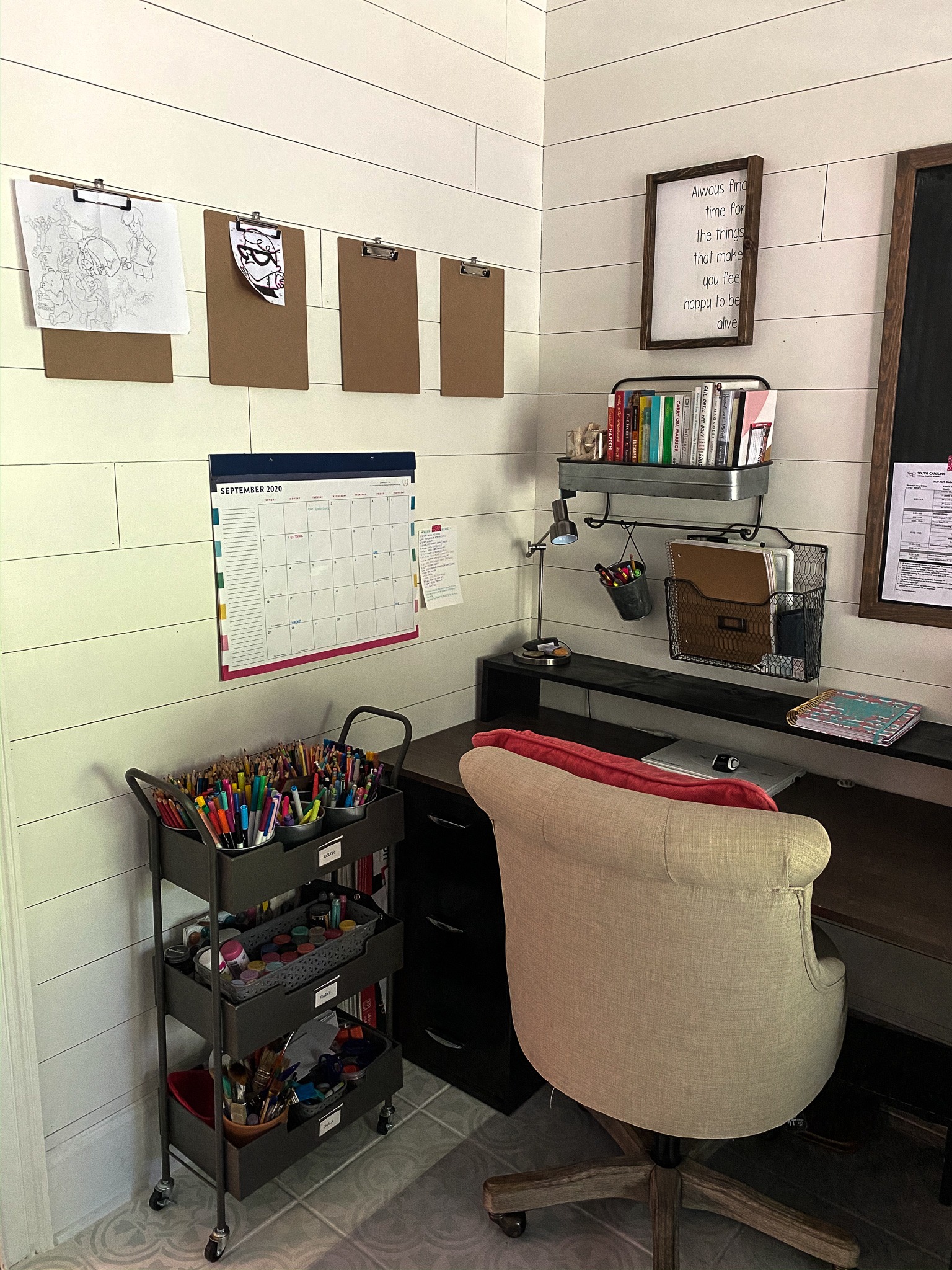 Setting Up Our Virtual Homeschool Space - Cribbs Style