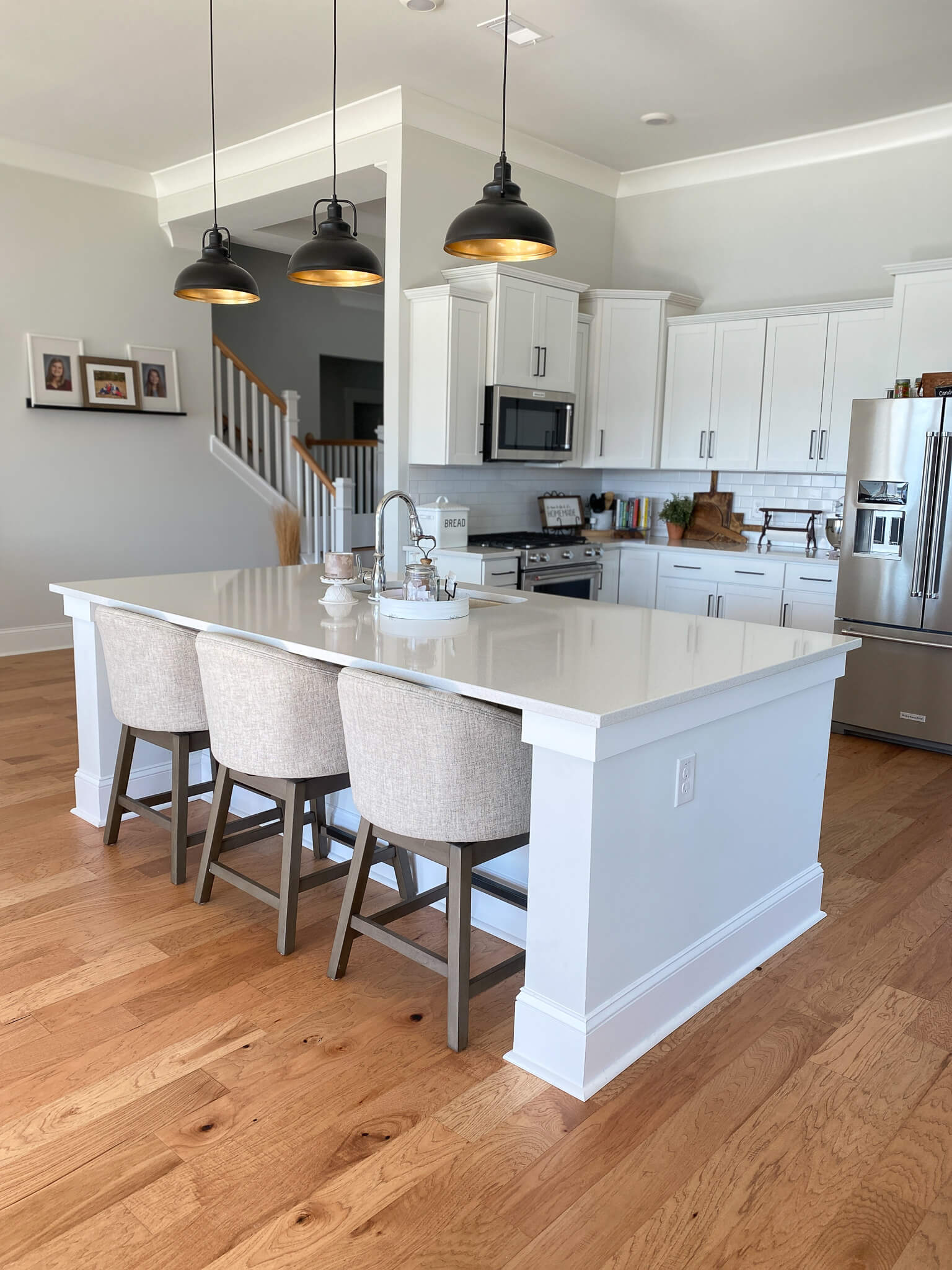 Finding inspiration to update our builder grade kitchen island - Cribbs ...